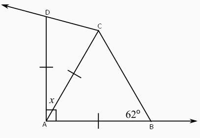 Determine The Value Of X For The Given Diagram Homework Study Com