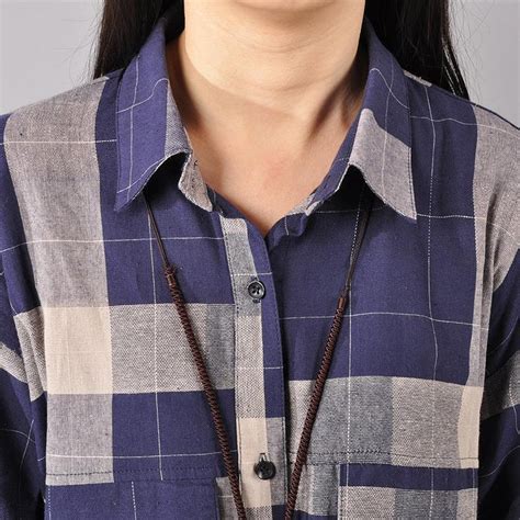 Elegant Blue Cotton Dresses Trendy Plus Size Cotton Maxi Dress 2018