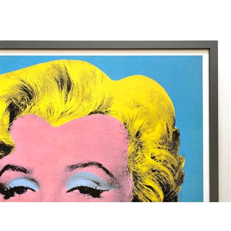 Andy Warhol Foundation Lithograph Print Framed Large Pop Art Exhibition