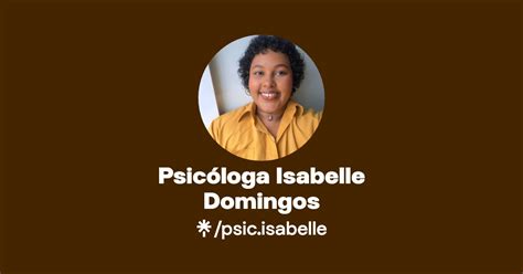 Psicóloga Isabelle Domingos Instagram Linktree