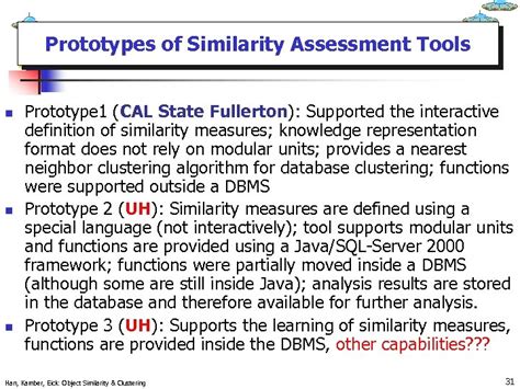 Clustering And Object Similarity Evaluation Jiawei Han And