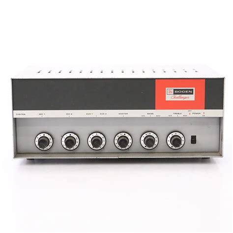 Bogen Challenger Chb 35a Mic Mixer Amp Owned By Dennis Reverb