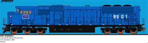 Emdx 9501 Ex Bn 9501 Emd Sd60mac By Nlw202080svibes On Deviantart