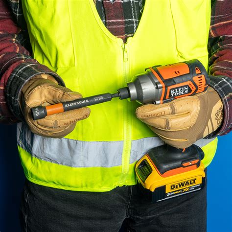 Magnetic Colour Coded Power Nut Setters 6 Piece Set 32930 Klein Tools