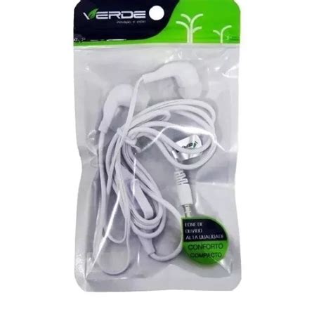Fone De Ouvido Da Marca VERDE Shopee Brasil