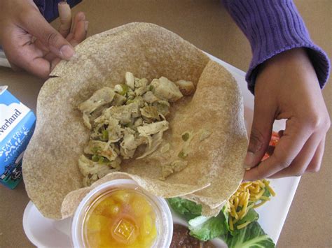 Better Dc School Food Whats For Lunch Uneaten Chicken Fajitas