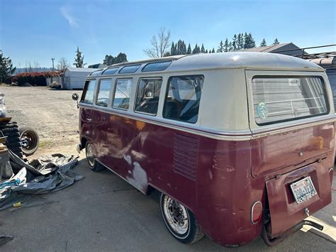Survivor 21 Window Camper Bus Silver Lining Auto Restoration