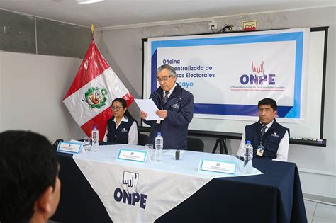 Odpe Huancayo Se Instala Y Comienza Su Trabajo Para Organizar