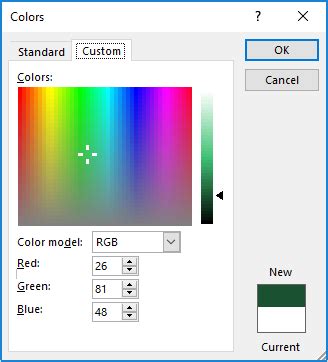 Calling And Using The Color Picker With VBA Excel Off The Grid