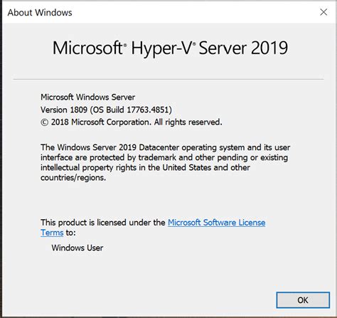 Microsoft Server 2019 Data Center Hyper V Version R Windowsserver