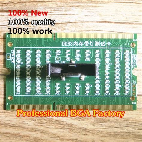 Laptop Motherboard Memory Slot Ddr2 Ddr3 Ddr4ddr5 Diagnostic Analyzer Tester Card With Led