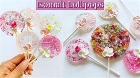 How To Make Isomalt Lillipops Youtube