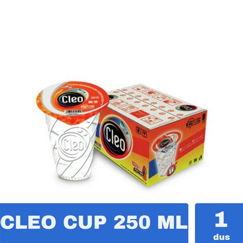Jual Cleo Cup 220ml I Karton Isi 40pcs Shopee Indonesia