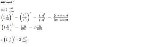 Cubes And Cube Roots RS Aggarwal Class Maths Solutions Ex D