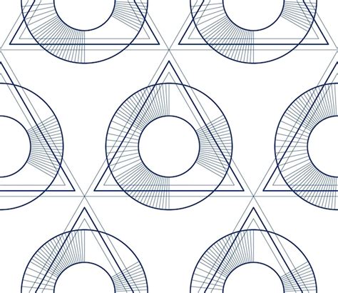 Premium Vector Geometric 3d Lines Abstract Seamless Pattern Vector
