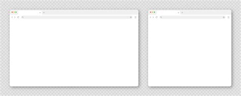 탭 도구 모음 및 검색 필드가있는 빈 웹 브라우저 창입니다 현대적인 웹 사이트 평면 스타일의 인터넷 페이지 컴퓨터 태블릿 및 스마트 폰에 대한 브라우저 모형 적응형 Ui