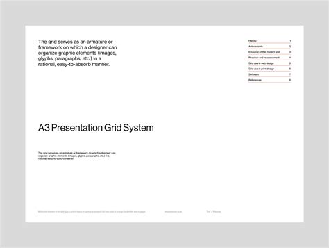 A3 Presentation Grid System For InDesign Behance