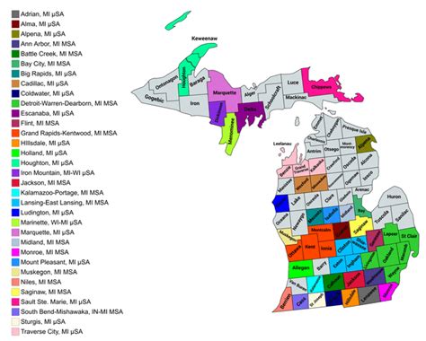 michigan statistical areas wikiwand