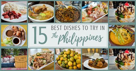 Filipino Food List With Pictures Design Talk