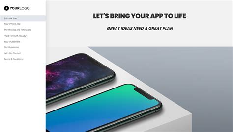 This Free IPhone Mobile App Development Proposal Template Won M Of Business