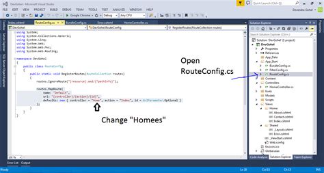 C Asp Mvc Route Default Configuration Stack Overflow