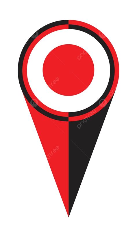 Japanese Map Pointer Location Flag Japanese Cartoon Art Vector Art