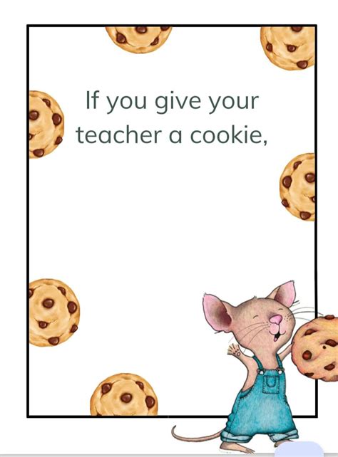 If You Give A Mouse A Cookie Clipart Image Mouse A Cookie Laura