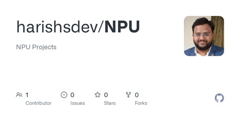 GitHub Harishsdev NPU NPU Projects