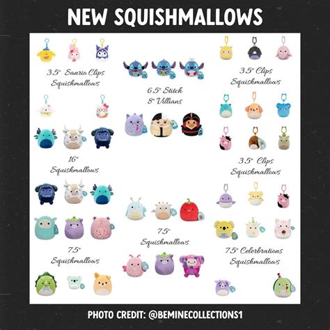 Mallow Info New Squishmallows Available Beminecollections1 Link In