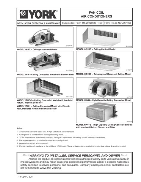 York Fan Coil Unit At Elijah Gannon Blog