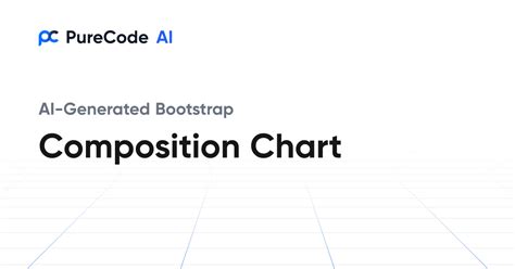 Generate Bootstrap Composition Chart With Purecode Ai