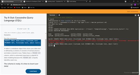 Hw · Issue 55 · Datastaxdevsworkshop Introduction To Nosql · Github