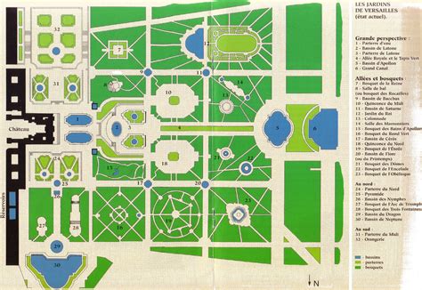 Versailles Palace Map Versailles Gardens Map
