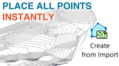 2D To 3D Topography Using Import Points File From AutoCad Revit