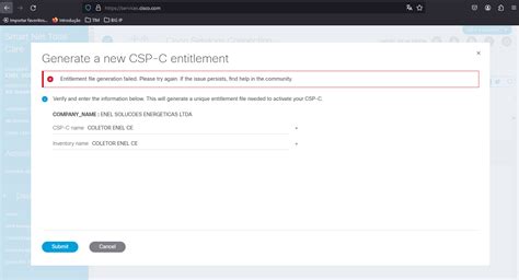 Problems Generating A New Cpc Entitlement 042024 Cisco Community