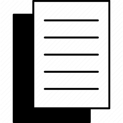 Document Paper Sheet Page File Icon Download On Iconfinder