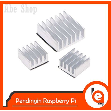 Jual Heatsink Raspberry Pi Paket Pendingin Raspberry Pi Cooling 3 Pcs Shopee Indonesia