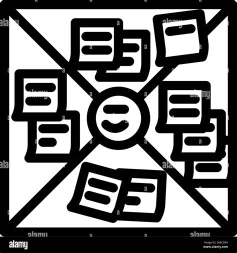 empathy map ux ui design line icon vector illustration stock vector