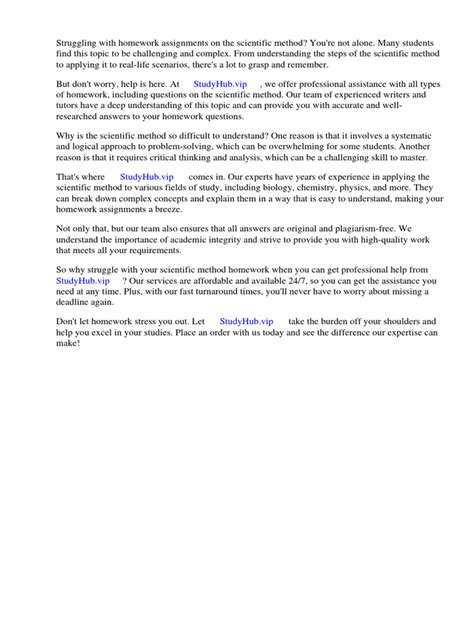 scientific method homework questions pdf scientific method experiment