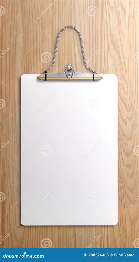 Blank Board Background For Text Input Stock Illustration Illustration