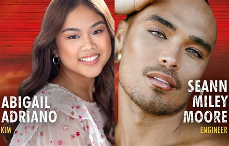 Fil Aussies Abigail Adriano Seann Miley Moore Reprising Miss Saigon