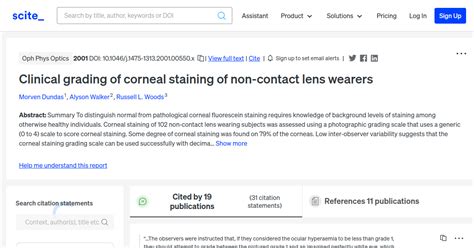 Clinical Grading Of Corneal Staining Of Non Contact Lens Wearers [scite Report]