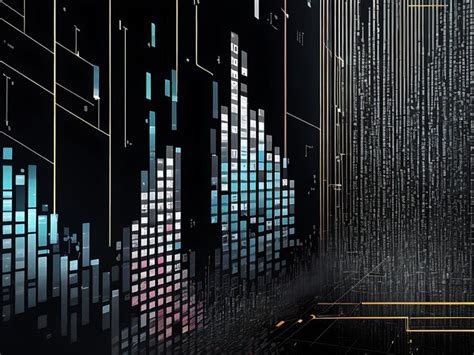 premium photo depict abstract data distortion and manipulation