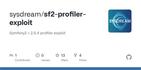 GitHub Sysdream Sf Profiler Exploit Symfony