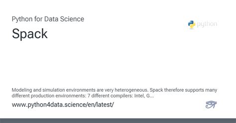 Spack Python For Data Science 2430