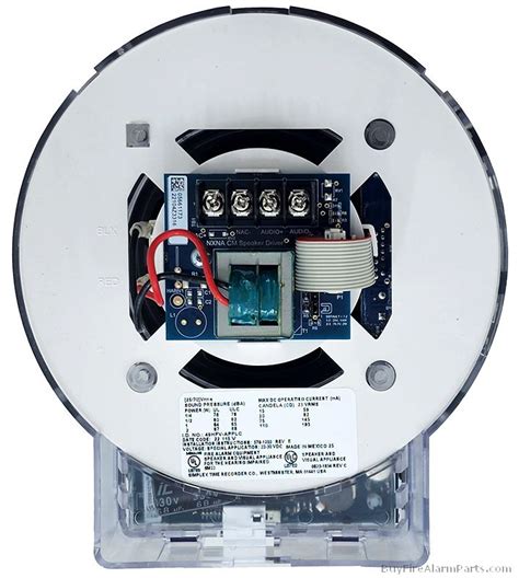 Simplex 49hfv Applc Truealert Ceiling Mount Addressable Speaker Strobe