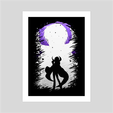 Lelouch Anime Splash An Art Print By Illust Artz Inprnt