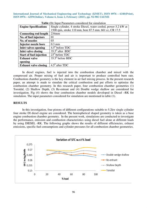 Experimental Validation And Combustion Chamber Geometry Optimization Of Diesel Engine By Using
