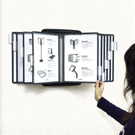 Wall Mount Document Holder Sleeves For Office Aidata