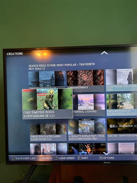 Mod Interface Question In The Creations System Rskyrimmodsxbox